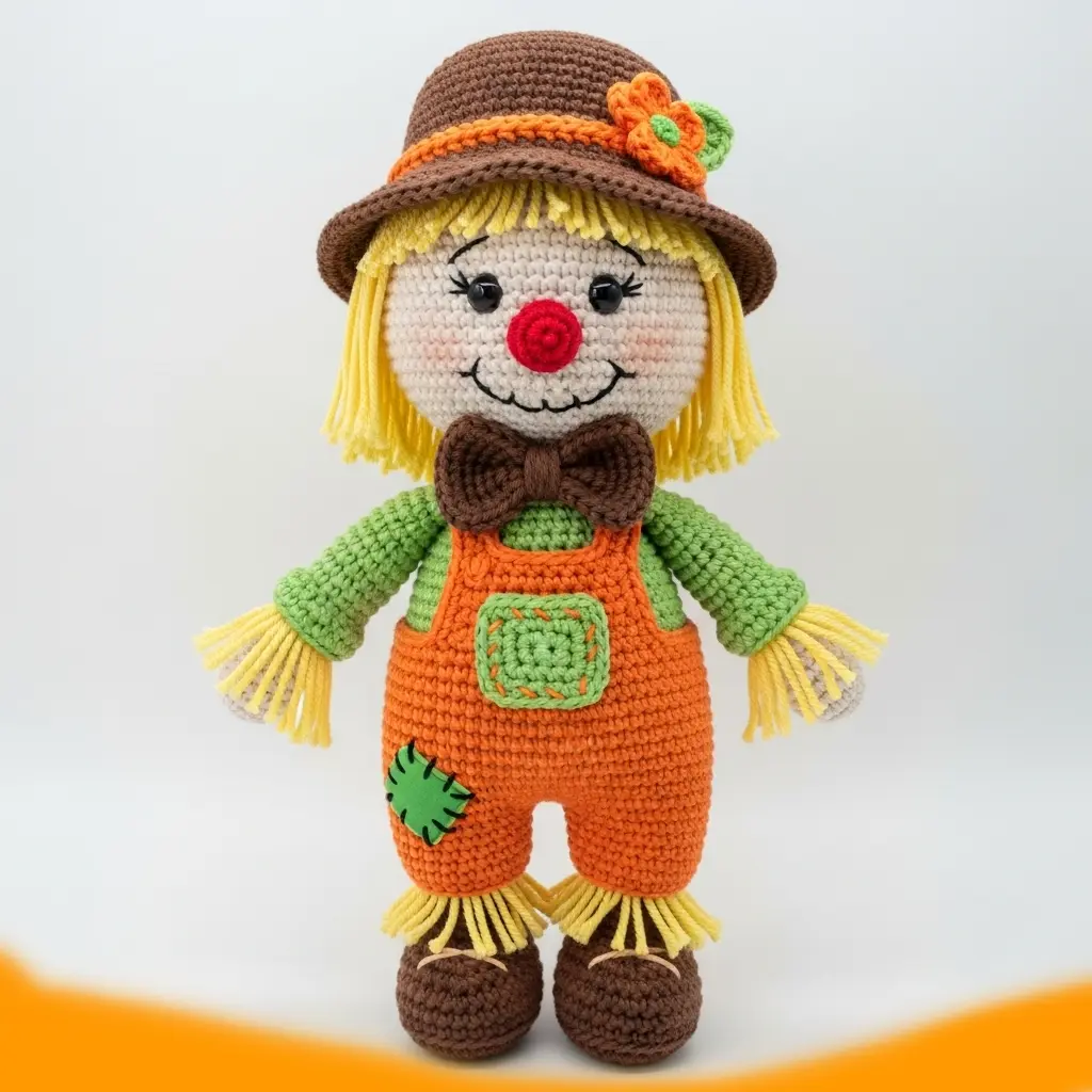 Amigurumi Scarecrow Crochet Pattern - MoonWool